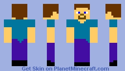 Solid Steve Minecraft Skin