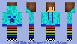 happy rainbow dood Minecraft Skin