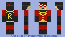 Robin(Red Mask): First Skin! Minecraft Skin