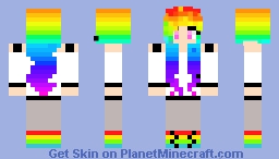 rainbow Minecraft Skin