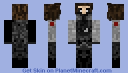 Bucky (winter soldier) Minecraft Skin