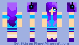 DJ girl Minecraft Skin