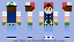 Ash Ketchum Minecraft Skin