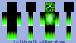 Charged Creeper! Minecraft Skin