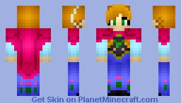 Anna (Frozen) Minecraft Skin