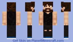 Man with beard Minecraft Skin