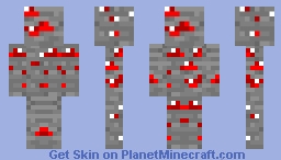 Redstone Ore Minecraft Skin