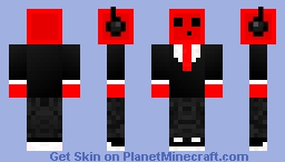 Red Slime HD Minecraft Skin