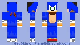 Sonic BOOM-sonic Minecraft Skin