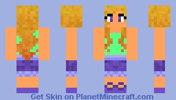 Pretty summer girl Minecraft Skin