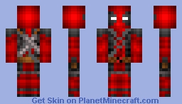 Deadpool Minecraft Skin