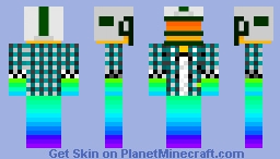 Rainbow Guy Minecraft Skin