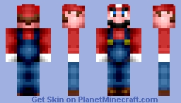 Mario Minecraft Skin