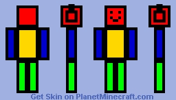 Outlined Man Minecraft Skin