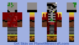 Rotten Pirate Minecraft Skin