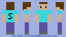 Simple Steve (Bright) Minecraft Skin