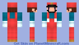 Classic Mario - SNES Super Mario Bros Minecraft Skin