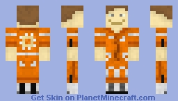 Aperture Science - Test Subject Male Minecraft Skin