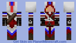 Patriotic Assasian Minecraft Skin