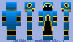 The Blue Mage Minecraft Skin