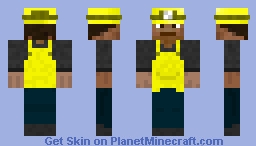 Construction Steve Minecraft Skin