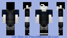 Plate Armored Cloud Silver Minecraft Skin