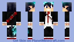 Rin Okumura (Blue exorcist) Minecraft Skin