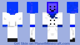 blue smiley by wessel Minecraft Skin
