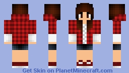 Bajan Canadian Girl Minecraft Skin
