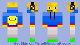 Cheese Man Hoodie Dude Minecraft Skin