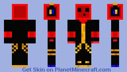 DJ Slime (red) Minecraft Skin