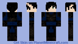 Valor, dyed black hair and armor update Minecraft Skin