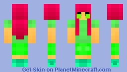 2x2 Pixel Girl Minecraft Skin