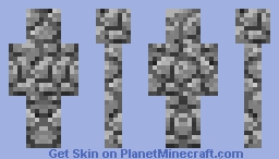 CobbleStone Guy Minecraft Skin