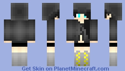Goth girl Minecraft Skin