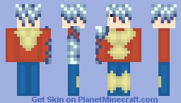 Ice- First human skin plus experimental! Minecraft Skin