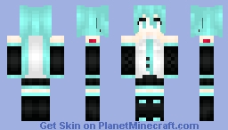 Hatsune Miku the Vocaloid (Remake) (Vocaloid) ςђєггץ Minecraft Skin