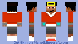Ethan/Gold from Pokemon Minecraft Skin