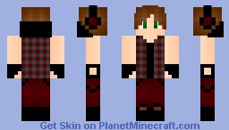 Red Plaid Minecraft Skin
