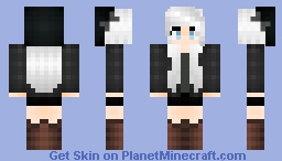 Colourless Minecraft Skin
