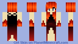 xgogglesx Clove - Curse of the Fire Girl Minecraft Skin