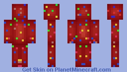 red velvet and M&M cookie Minecraft Skin
