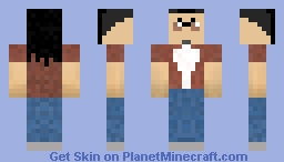 Angry Mullet Cowboy Minecraft Skin