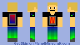 Gradient Guy Minecraft Skin