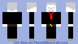 Steve White smoking Minecraft Skin