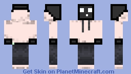 Black Hooded Slime Minecraft Skin