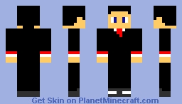 hombre con traje Minecraft Skin