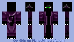 Purple Cat Wizard Minecraft Skin