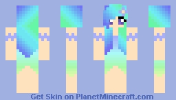 Ocean Goddess Minecraft Skin