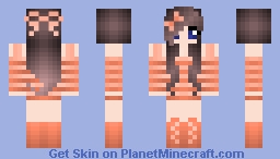 Peach Girl Minecraft Skin